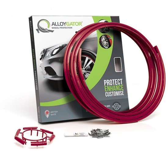 Alloygator Velgbescherming | Donker Rood | Stoeprand bescherming ...