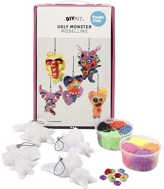 Ugly Monsters Knutselset - DIY Foam Clay Monster Maken - Creatieve ...