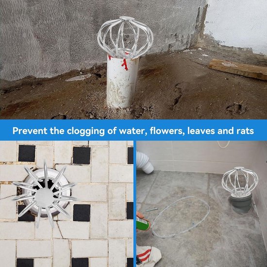 Gootballonbeschermer Filterzeef vloerafvoer met roestvrijstalen ...