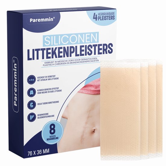 Paremmin Littekenvervager - Siliconen pleister - Herbruikbaar ...