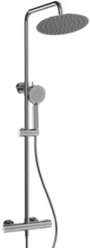 Rondo regendoucheset met hoofddouche 25 cm handdouche 3 Standen chroom ...