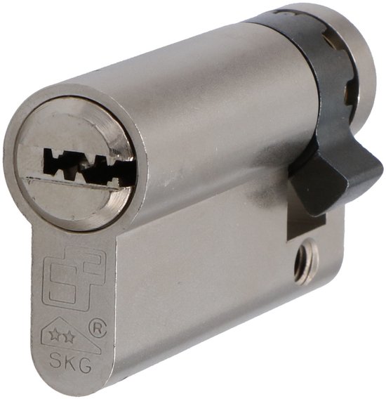 S2 veiligheidscilinder F6 50/10 SKG 2, halve profielcilinder ...