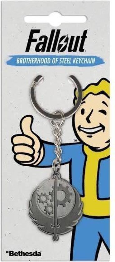 Fallout Brotherhood Steel Keychain | bol.com