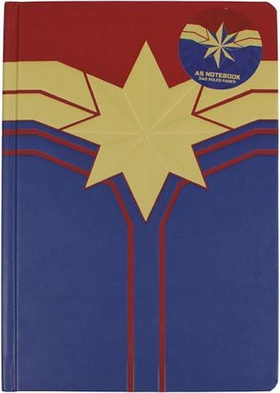 Marvel : Captain Marvel A5 Notebook | bol.com