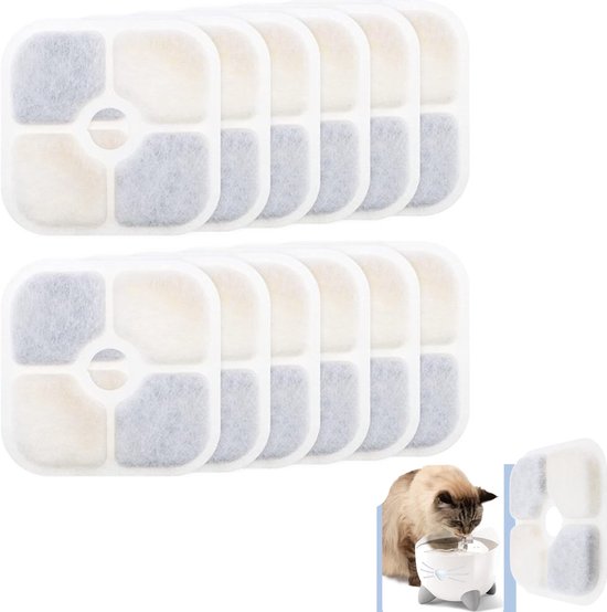 (12stuks) Huisdier Fontein Filters-Geschikt voor PIXI -Kat Water ...