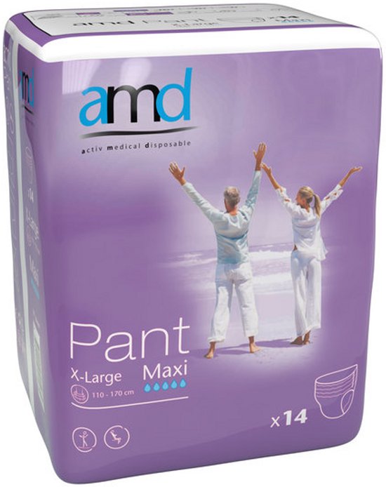 AMD Pant Maxi XL - 1 pak van 14 stuks | bol