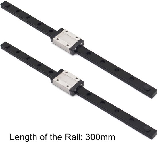 Lineaire Railgeleiding 300 mm met MGN12 Glijblokken voor 3D-Printers en ...