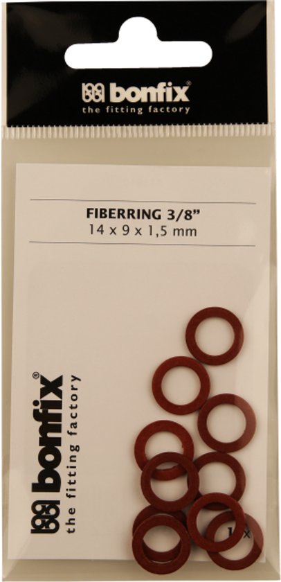 BONFIX Fiberring 3/8" (14 x 9 x 1,5 mm) 10 stuks | bol