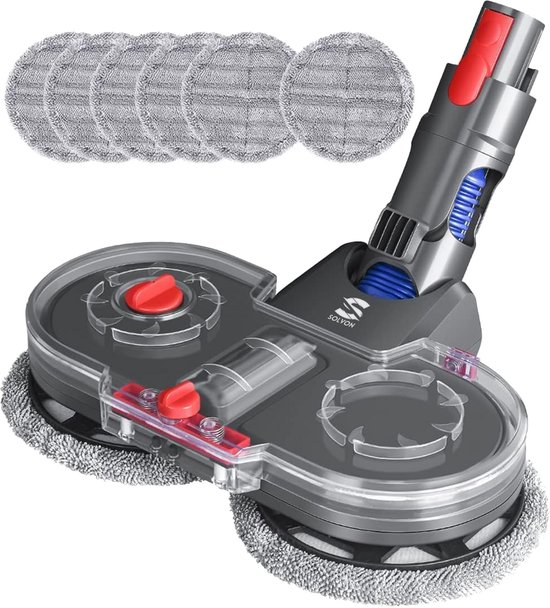 Solvon Elektrische Dweil Opzetstuk Geschikt voor Dyson V12 Slim ...