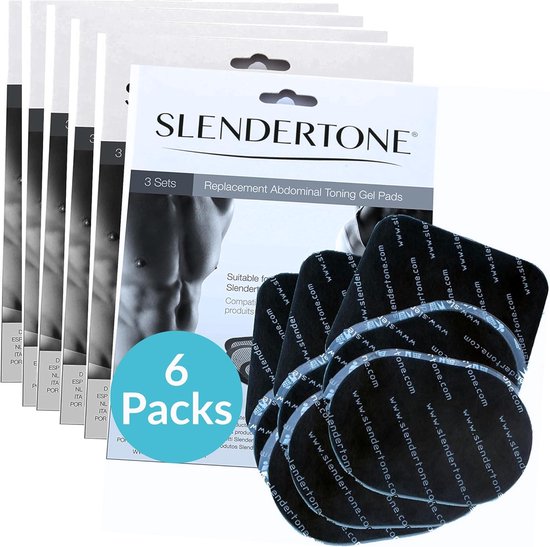 Slendertone Ab Toning Belt Gel Pads (6 Packs) – Medische kwaliteit ...