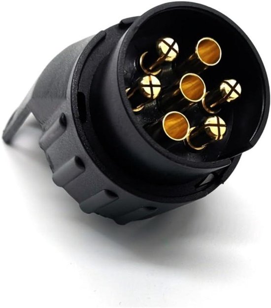 7-polige naar 13-polige aanhangeradapter - Stopcontact-converterstekker ...
