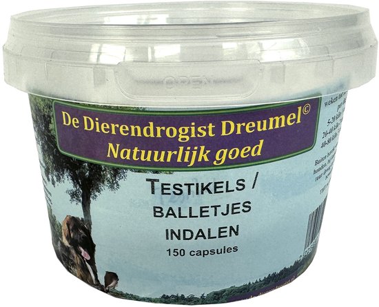 150 st Dierendrogist testikels indalen capsules | bol
