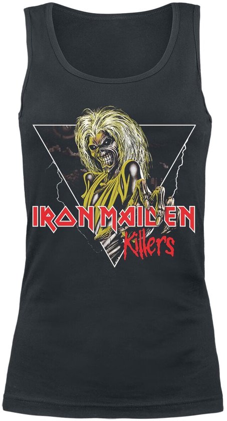 Iron Maiden Killers Triangle Top zwart XXL Katoen Dames - Band merch ...