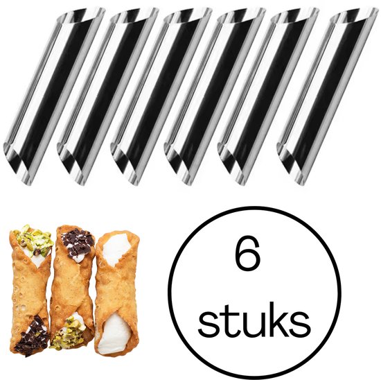 Cannoli vormen - buisjes voor Italiaans dessert - RVS ...
