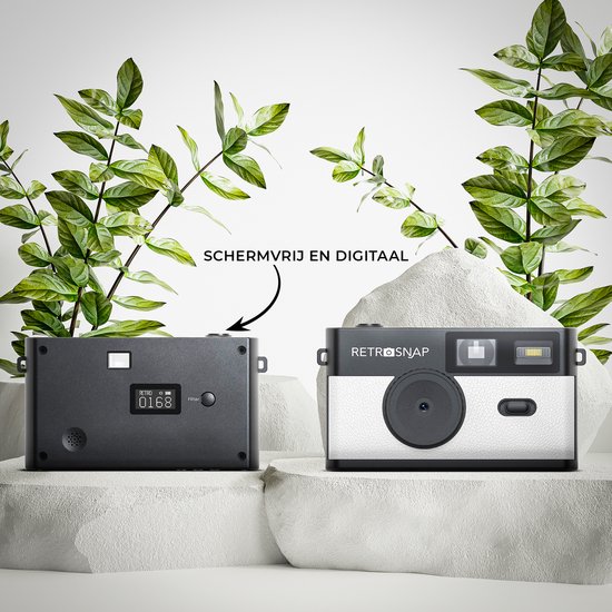 Retrosnap wit - Retro camera - zonder scherm - Ideaal voor festivals en ...