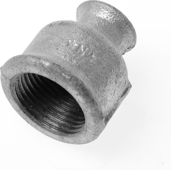 Nefit Ind Nr240 ronde sok verlopend met 2 x binnendraad 1 1/4 x1 gegalvaniseerd | bol