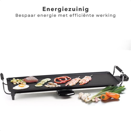 Cheqo Teppanyaki Grillplaat XXL - Gourmet Plaat - 100x20 cm - 2000W ...