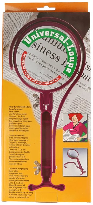 Universele loep met geïntegreerde lens - handwerk loep | bol