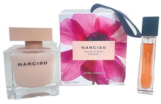 Narciso Rodriguez Poudree Gift Set Eau de Parfum Spray 90ml + 10ml Eau ...