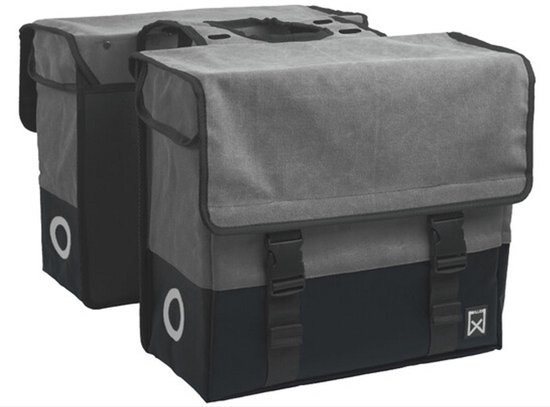 Willex Dubbele Fietstas - Canvas - Reflectie - 67 liter - Universele ...