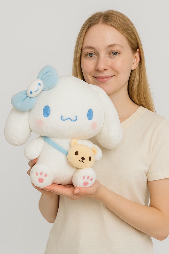 Sanrio - Cinnamoroll knuffel - Groot - 38cm - met tas - Kuromi - Hello ...