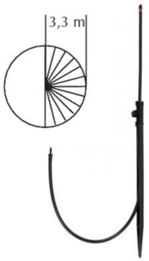 RAINBIRD Micro-irrigatie Jet spike 180° | bol