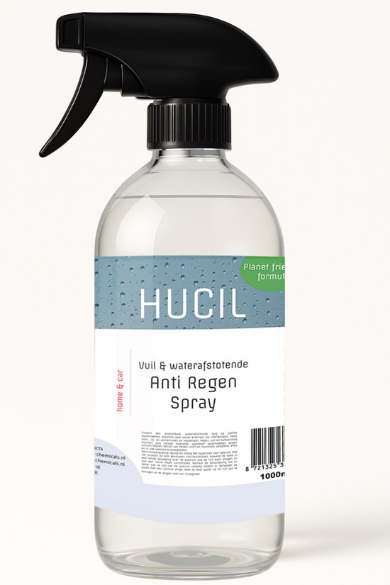 Hucil Anti Regen Spray - Ruiten en Glasreiniger - Geschikt voor Auto en ...