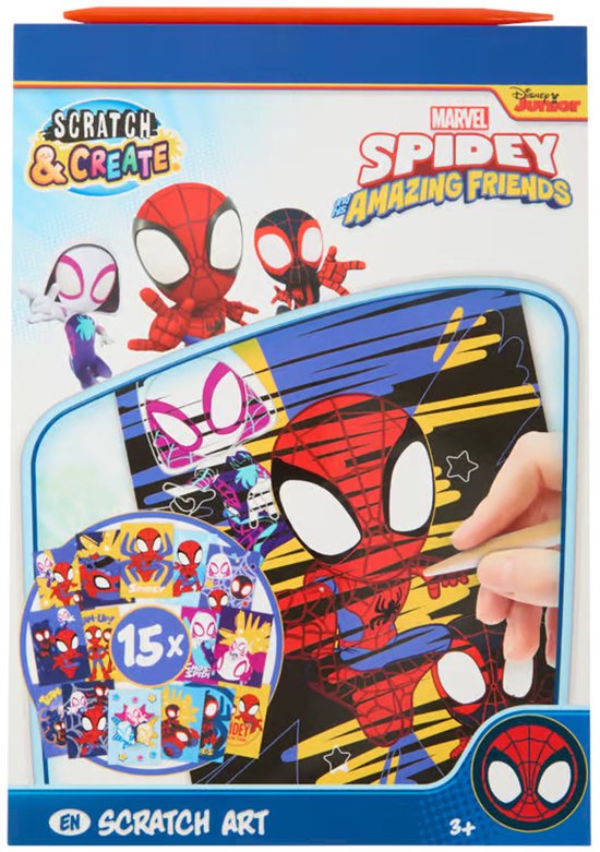 Marvel Spidey & Amazing Friends - Disney Junior - Scratch & Create ...
