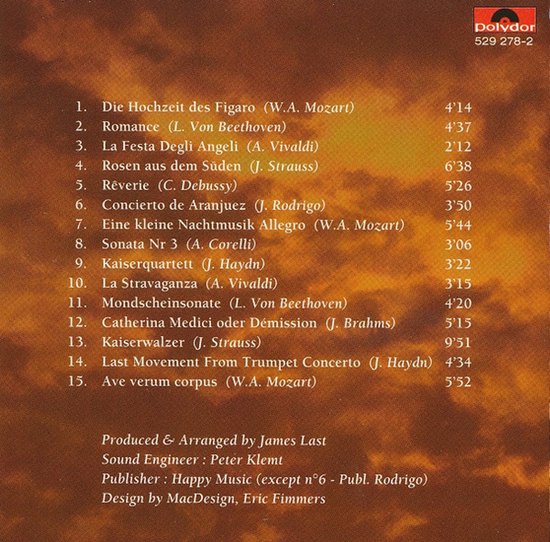 JAMES LAST - Classics By Moonlight - Volume 2 (CD), James Last | Muziek ...