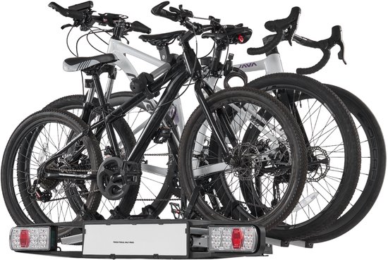 Fietsendrager, 5 cm Trekhaak, 3-Fietsendrager met 65 Kg Draagvermogen ...