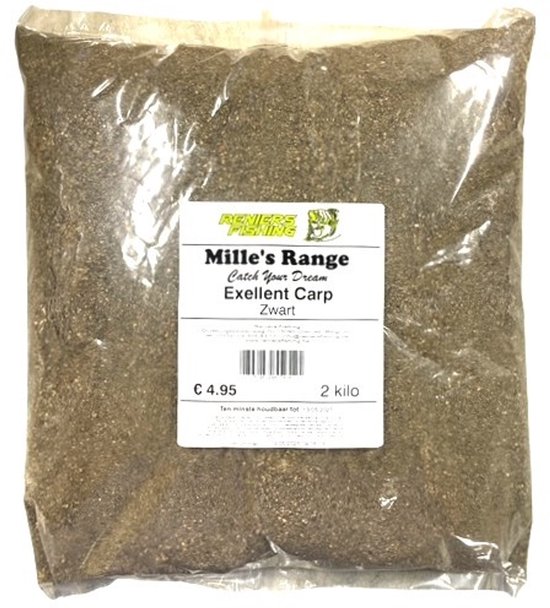 Reniers Fishing Mille's Exellent Carp 2 Kilo - Color : Zwart | bol