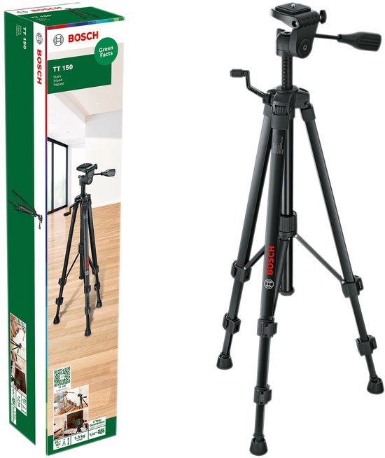 Bosch TT 150 Statief - Voor laser - 55 tot 157 cm - TT150 | bol