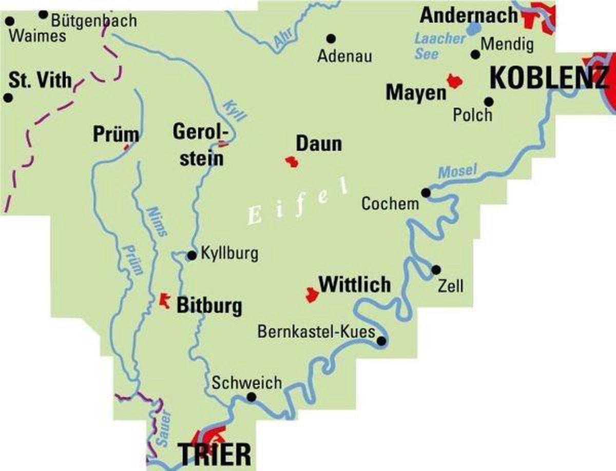 ADFC Regionalkarte Eifel/Mosel | bol.com