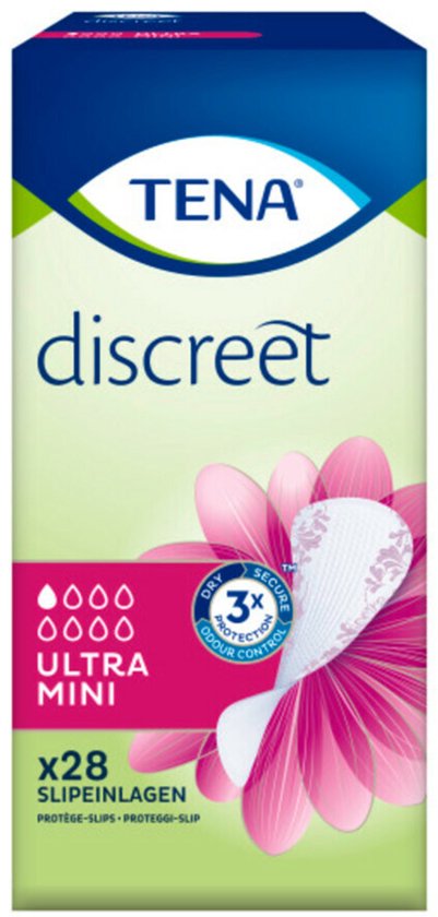 TENA Discreet Ultra Mini - 3 x 28 stuks - Voordeelverpakking | bol