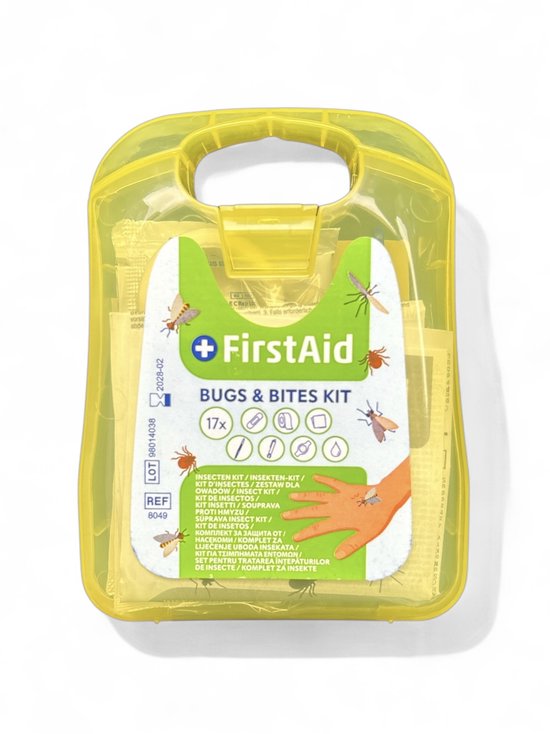 First Aid Bugs & Bites Kit- Insecten EHBO-set- 17- delig- Compact ...