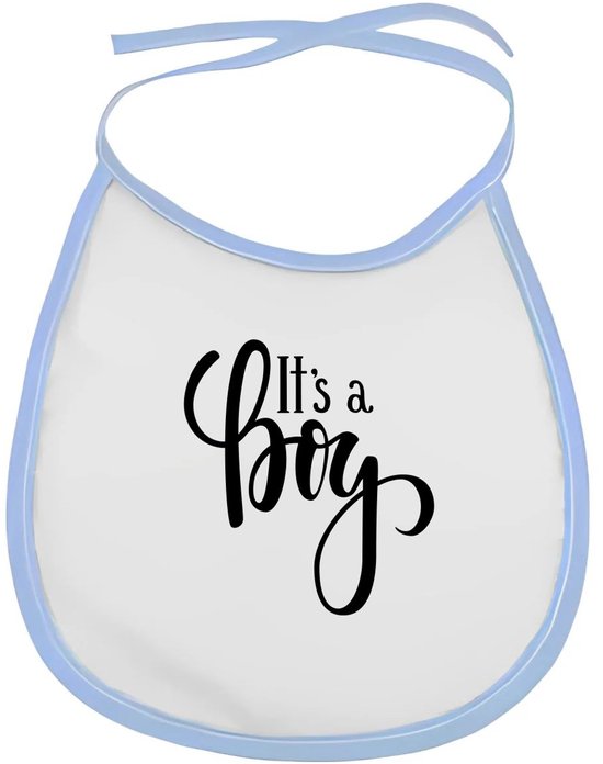Akyol - it's a boy slabber slabbetje blauw - It's a boy - baby's - j | bol