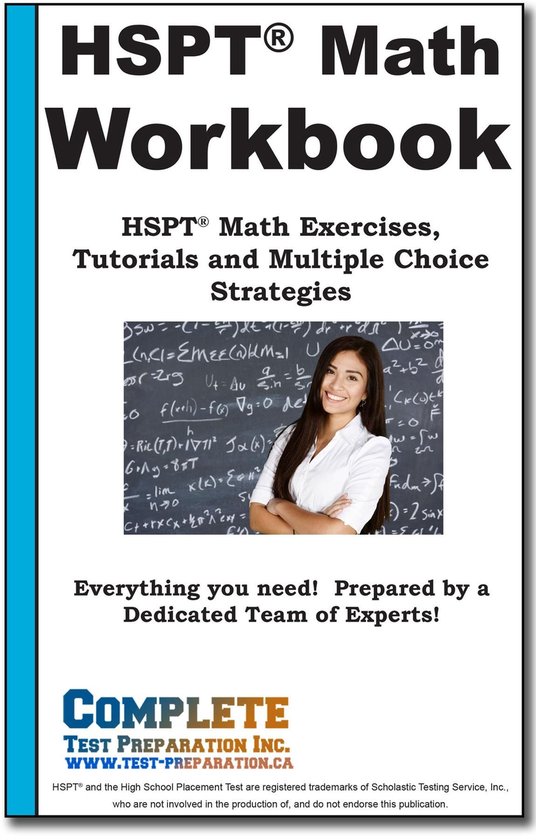HSPT Math Workbook (ebook), Complete Test Preparation Inc ...