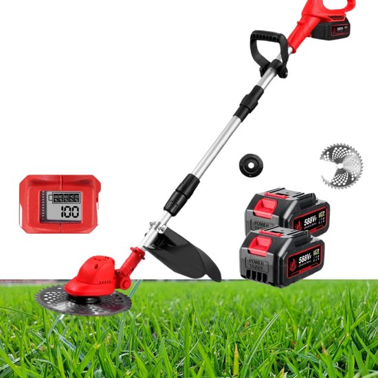 Coupe-bordures électrique Bovista - Avec batterie - Sans fil - Voegenborstel -... | bol