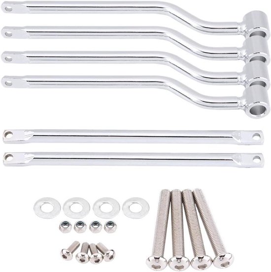 Universal Motorcycle Saddlebag Support Bars Brackets for Hon-da, Suzu-ki, Yama-ha,... | bol