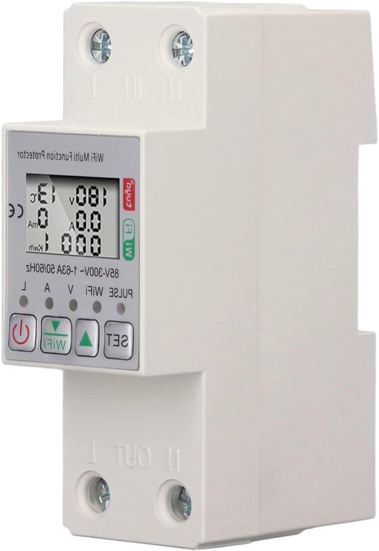 Intelligente WiFi Vermogensmeter | Spanningsmeter | Power Monitor met ...