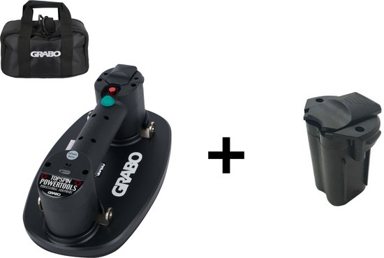 GRABO Plus in Tas + extra GRABO accu - Elektrische draagbare vacuümzuiger -... | bol