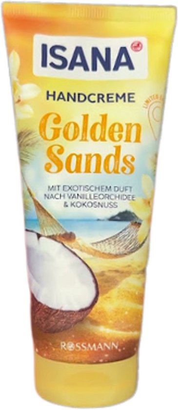 ISANA Zomer Handcrème Golden Sands | 1x 100 ml – Vanilleorchidee en ...