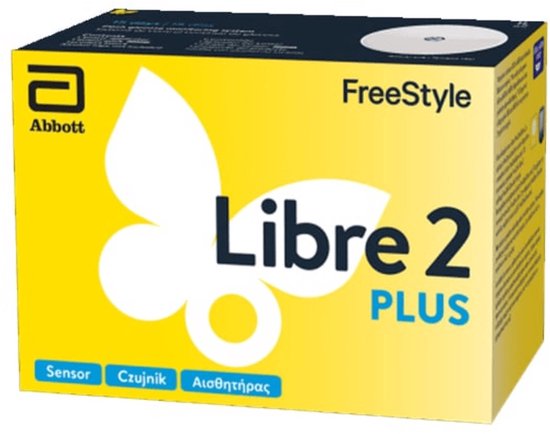 Freestyle Libre 2 PLUS Sensor – Glucosemeter Zonder Prikken – 15 Dagen ...
