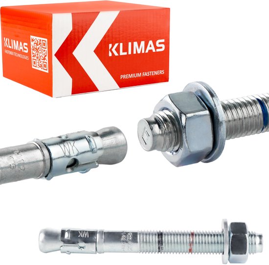 Mechanische ankers voor beton Afmeting: M16 x 145 mm, Verpakking: 20 ...