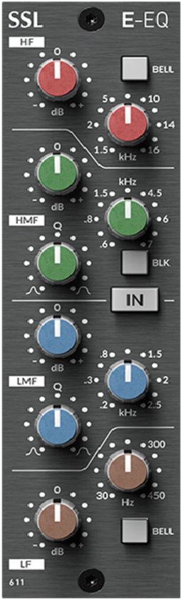 SSL Solid State Logic E-Series EQ Modul voor de 500er Serie - Equalizer ...