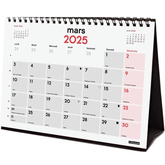 Bureau Kalender 2025 - Bureaukalender 2025 Staand - Bureau Kalender ...