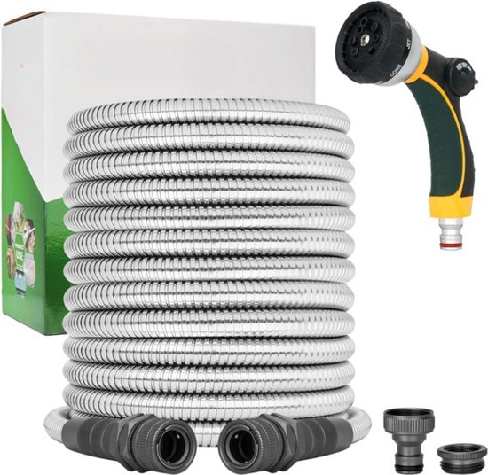 Tuinslang - Uitrekbare Tuinslang - Tuinslangset - Flexibel - Waterslang ...
