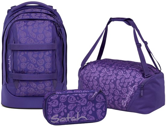Satch schoolrugzakset PACK Bright Faces 3-delig, collectie 2025 | bol