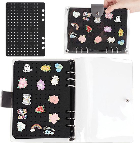 Inovra - Enamel pin notebook album met 8 pagina's - Pin verzamelmap ...