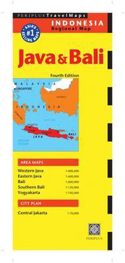 Java And Bali Travel Map, Periplus Editors | 9780794607425 | Boeken | bol